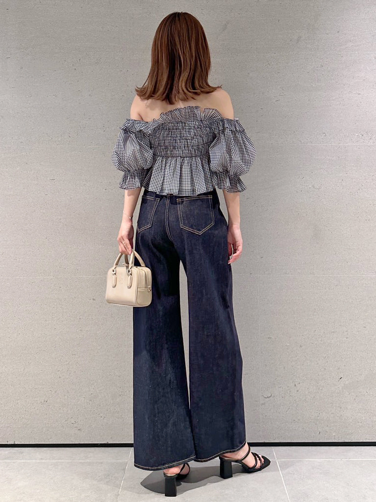 ã NY Exclusiveã Barrel Design Denim - SNIDEL USA Official Store